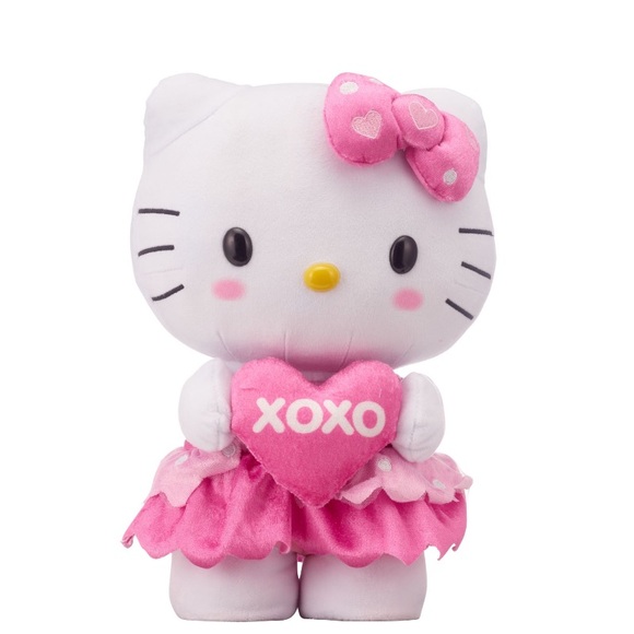 Hello Kitty | Holiday | Hello Kitty Valentines Xoxo Animated Plush Side ...